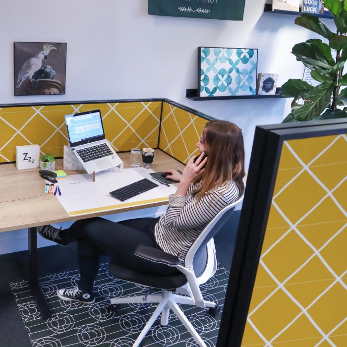 AcousticPro® desk screen | Amstel Printing